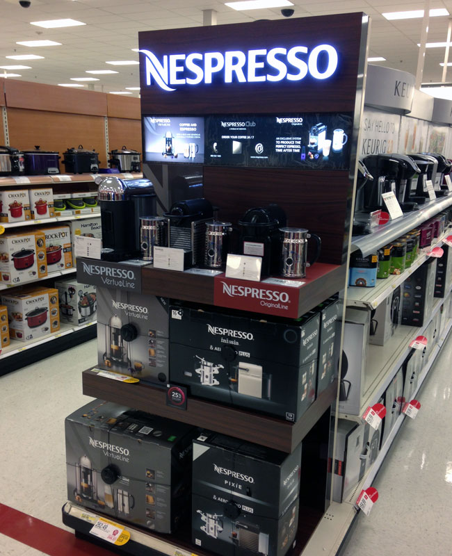 Popon | Image Gallery | Nespresso End Cap Display