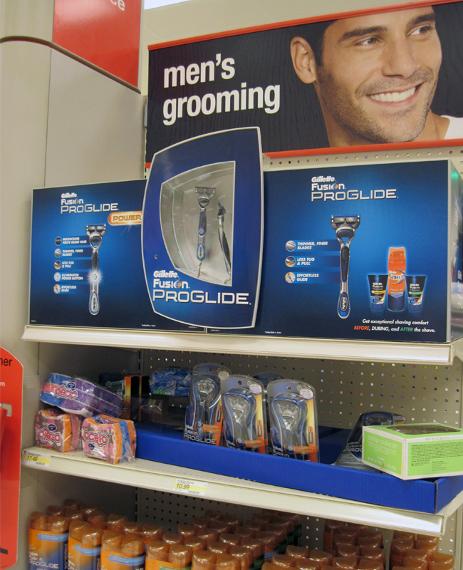 Popon | Image Gallery | Gillette ProGlide Shelf Demo Unit