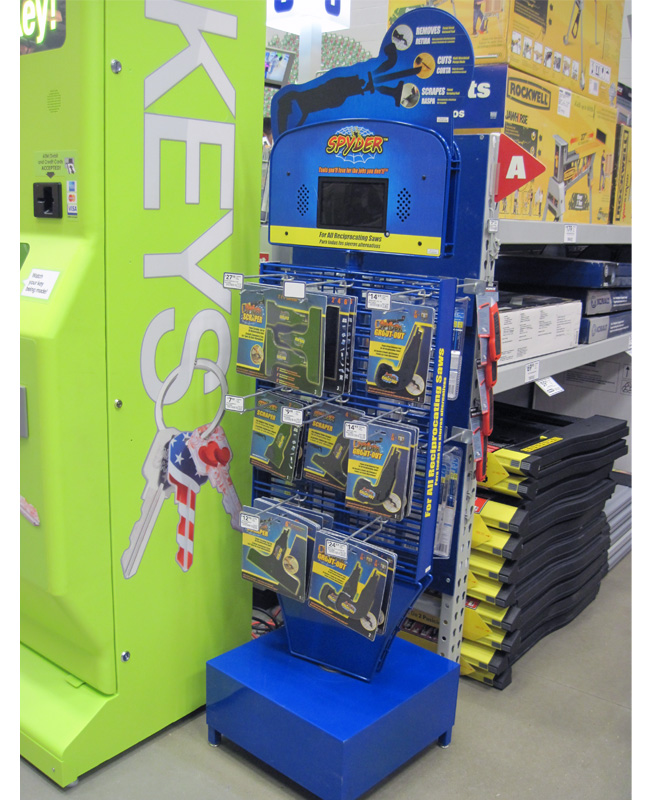 Popon | Image Gallery | Spyder Metal Tool Display