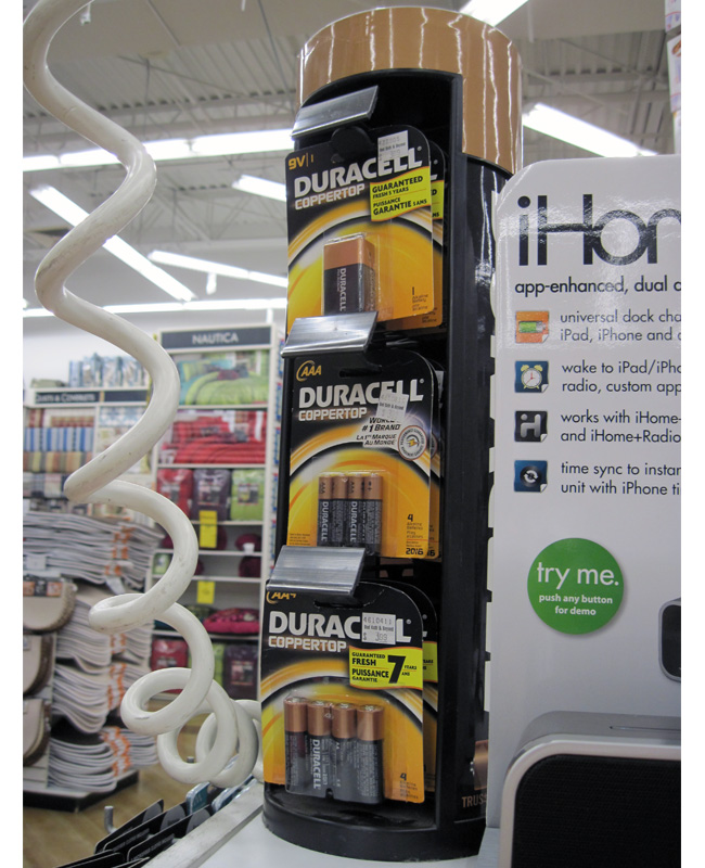 Popon | Image Gallery | Duracell Product Replica Display