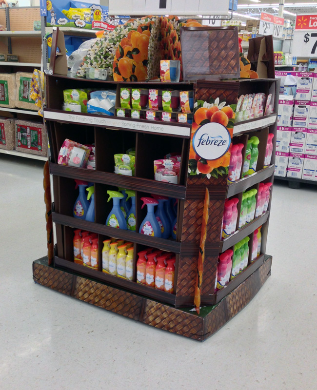 Popon | Image Gallery | Febreze The Finishing Touch Pallet Display