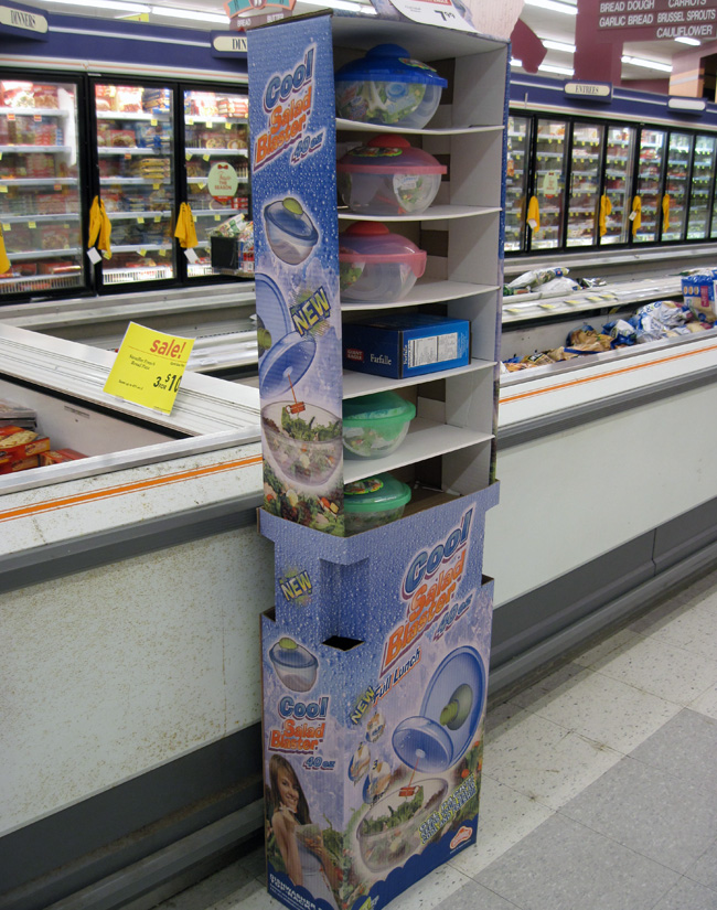 Popon | Image Gallery | Salad Blaster Display