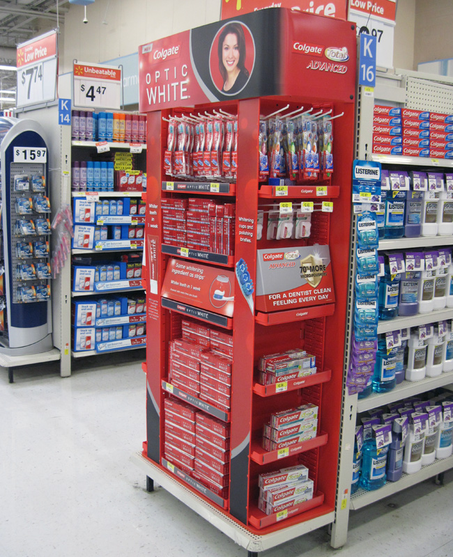 Popon | Image Gallery | Colgate Optic White Permenent End Cap