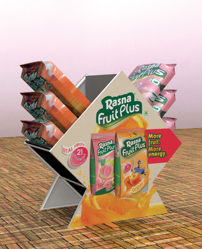 Popon | Image Gallery | Rasna Fruit Plus Counter Display