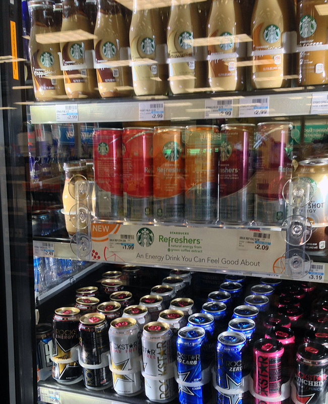 Popon | Image Gallery | Starbucks Refreshers Cooler Display