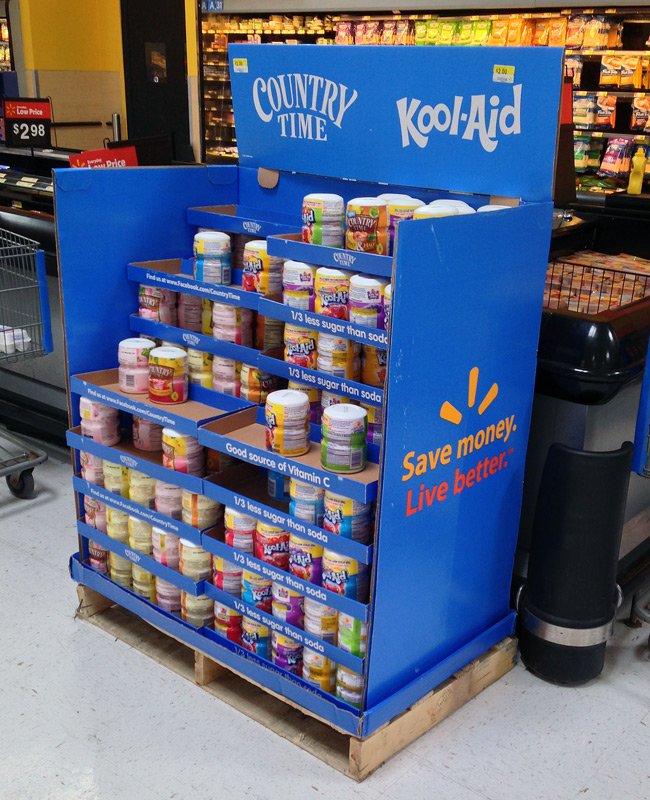 Popon | Image Gallery | Country Time Kool-Aid Pallet Display