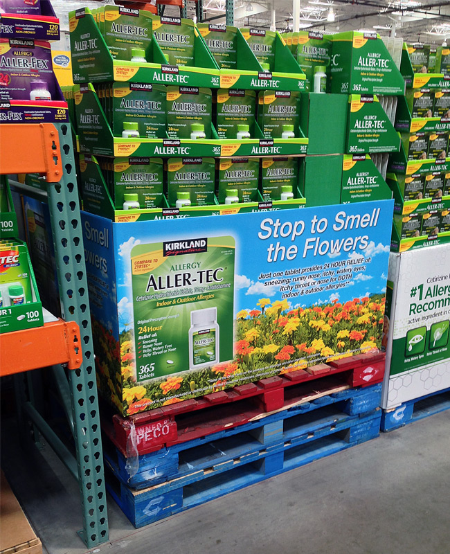 Popon | Image Gallery | Stop to Smell the Flowers Pallet Display