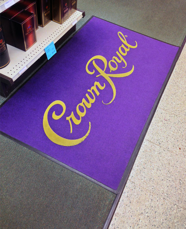 Popon | Image Gallery | Crown Royal Branded Rug