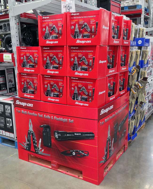 Popon | Image Gallery | Snap-On Multi-Tool Pallet Display
