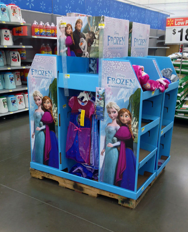 Popon | Image Gallery | Disney Frozen Pallet Display