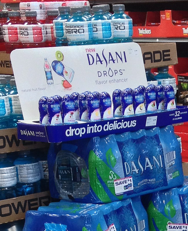 Popon | Image Gallery | Dasani Drops Stacker Display
