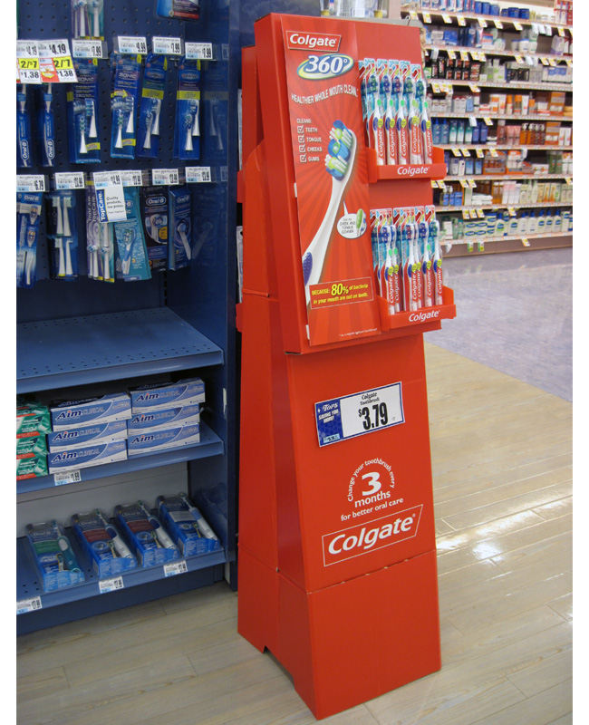 Popon | Image Gallery | Colgate 360 Brush Floor Stand