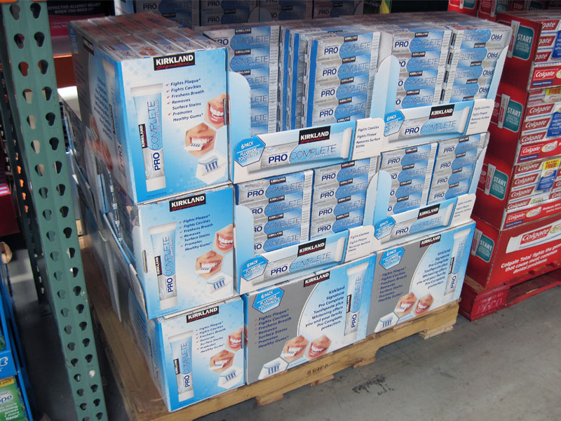 Popon | Image Gallery | Kirkland Pro Complete Pallet Display