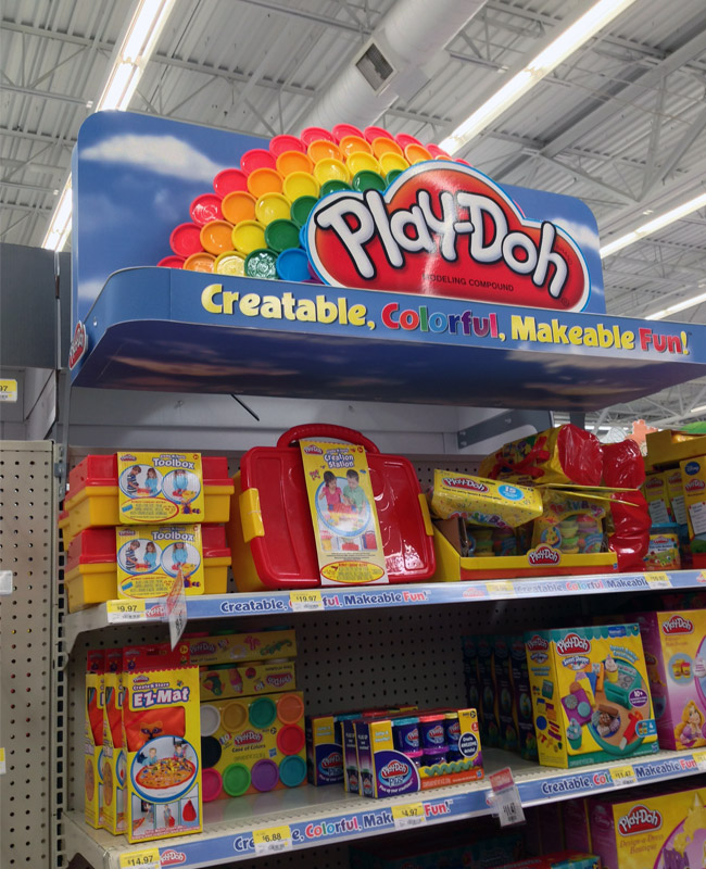 Popon | Image Gallery | Play-Doh Makeable Fun Overhead Aisle Sign