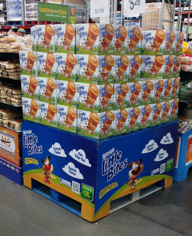 Popon | Image Gallery | Entenmann's Little Bites Pallet Display